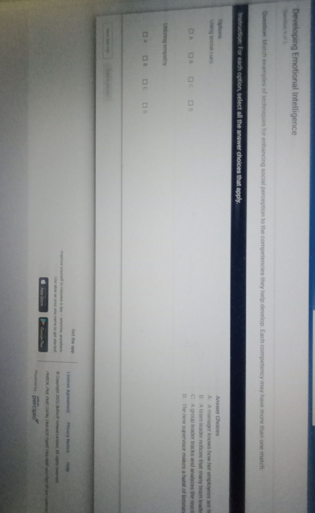 Question: Match examples of techniques for | StudyX