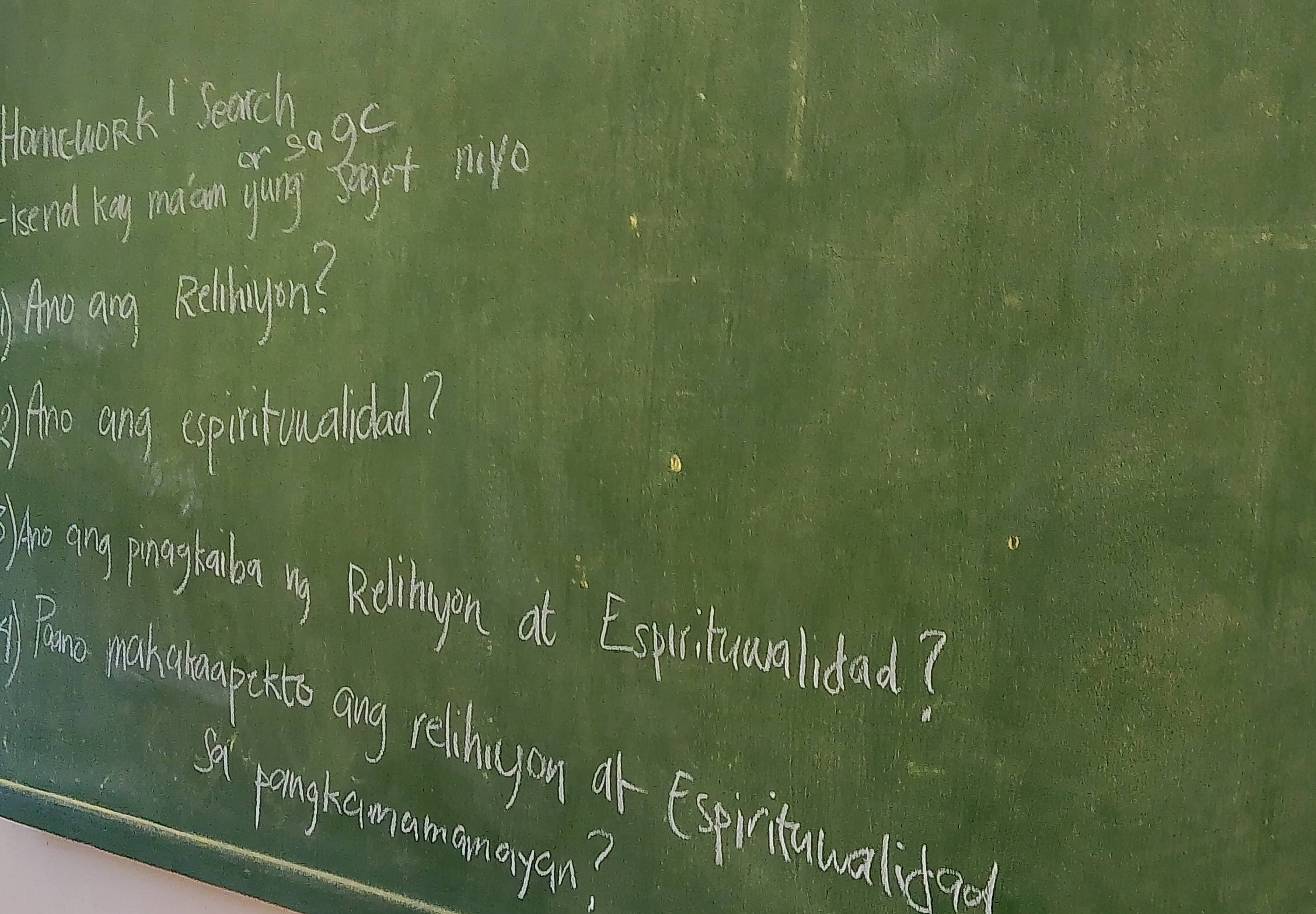 1) Ano ang Relihiyon? 2) Ano ang | StudyX
