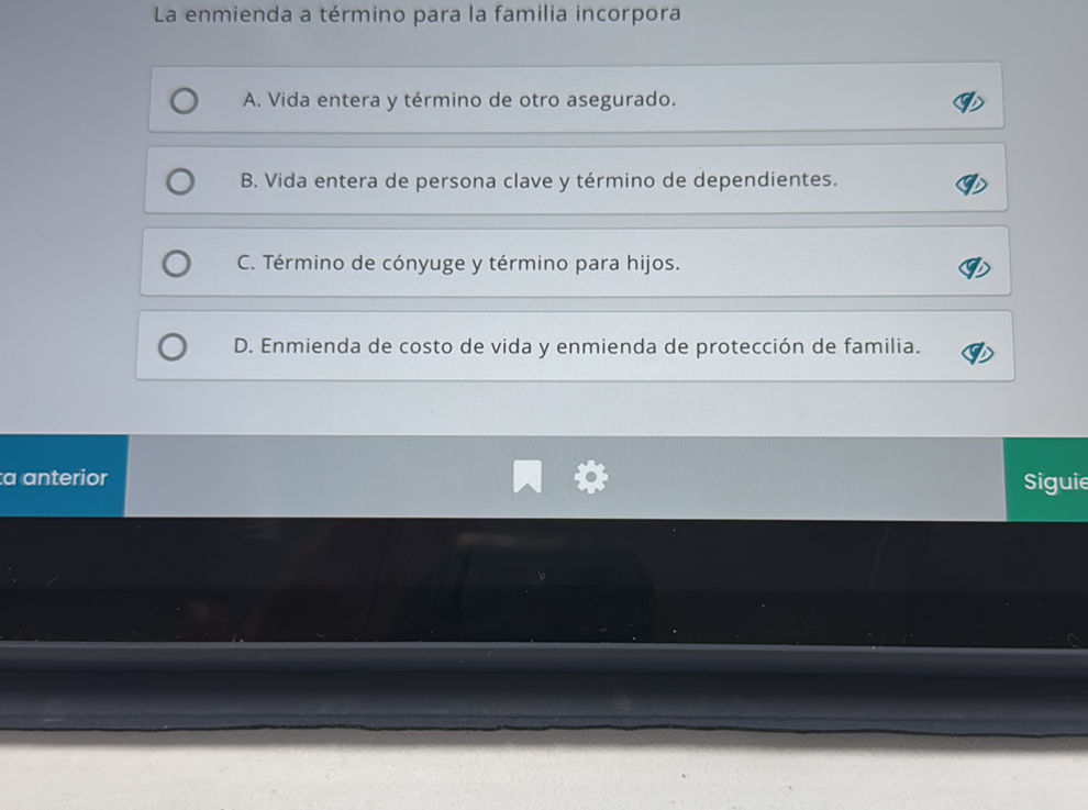 La enmienda a término para la familia | StudyX