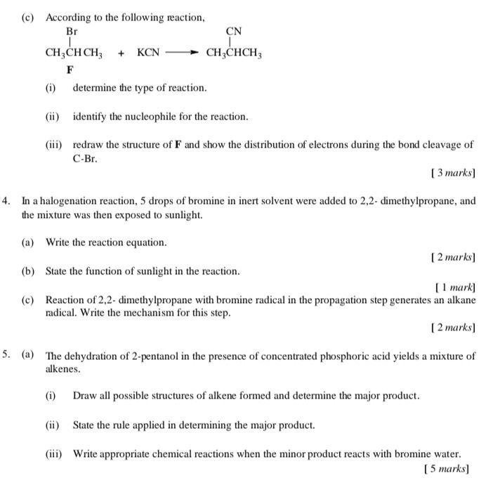 (c) According to the following reaction, $ | StudyX