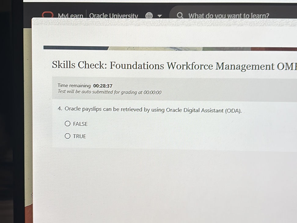 4. Oracle payslips can be retrieved by using | StudyX