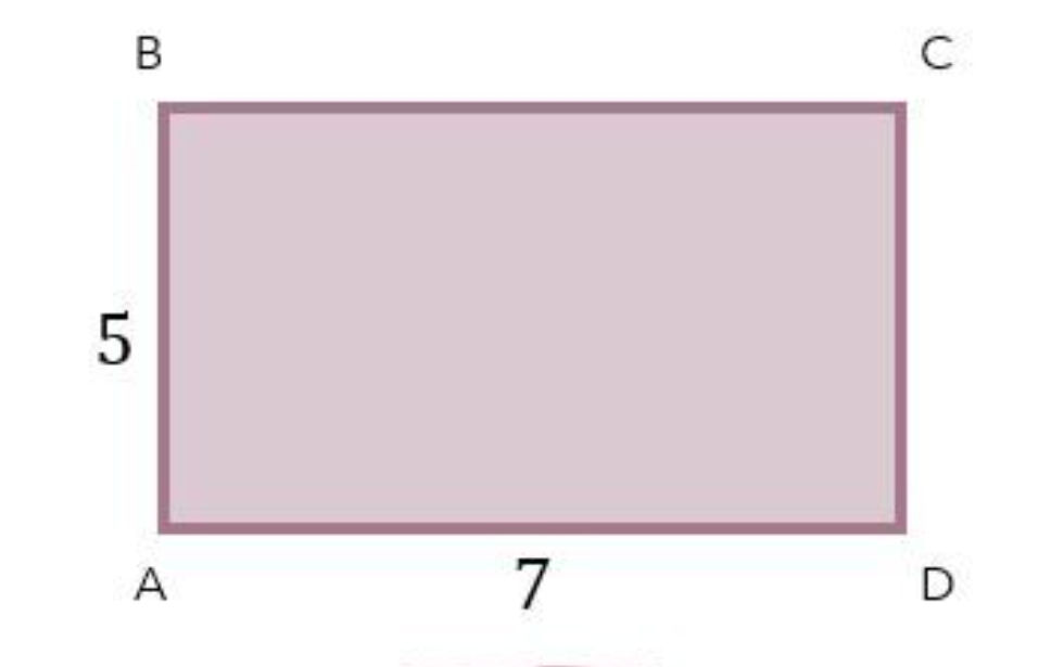 A rectangle is shown with the following | StudyX