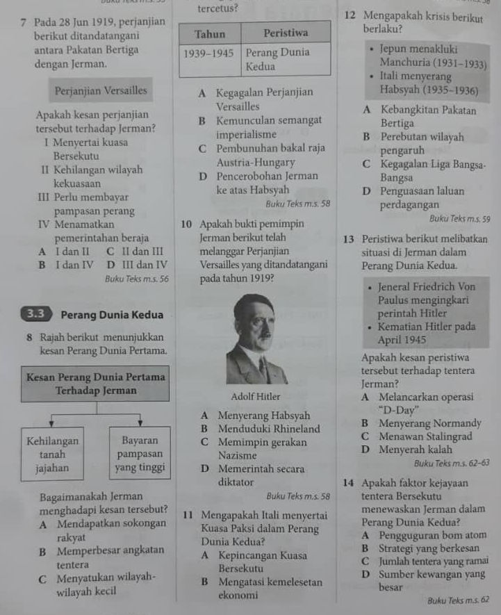 7 Pada 28 Jun 1919, perjanjian berikut | StudyX