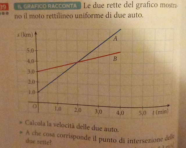 IL GRAFICO RACCONTA Le due rette del grafico | StudyX