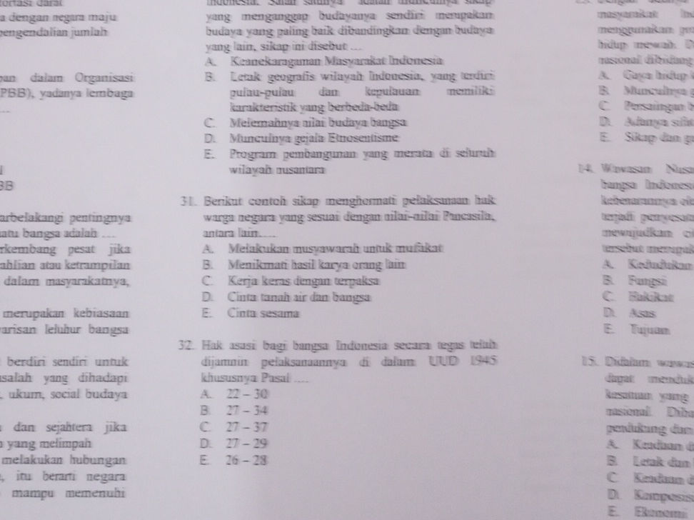 31. Berikut contoh sikap menghormati | StudyX