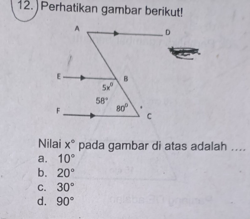 Perhatikan gambar berikut! ```latex {c} | StudyX
