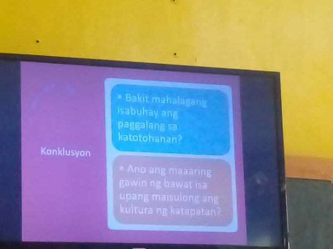 Bakit mahalagang isabuhay ang paggalang sa | StudyX