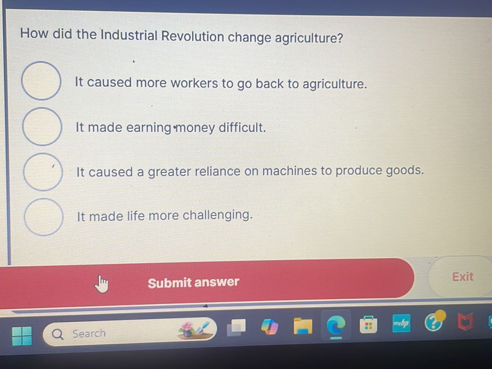 How did the Industrial Revolution change | StudyX