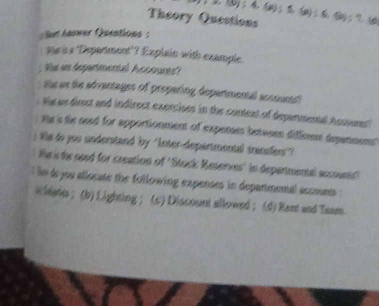 Short Answer Questions: What is a | StudyX