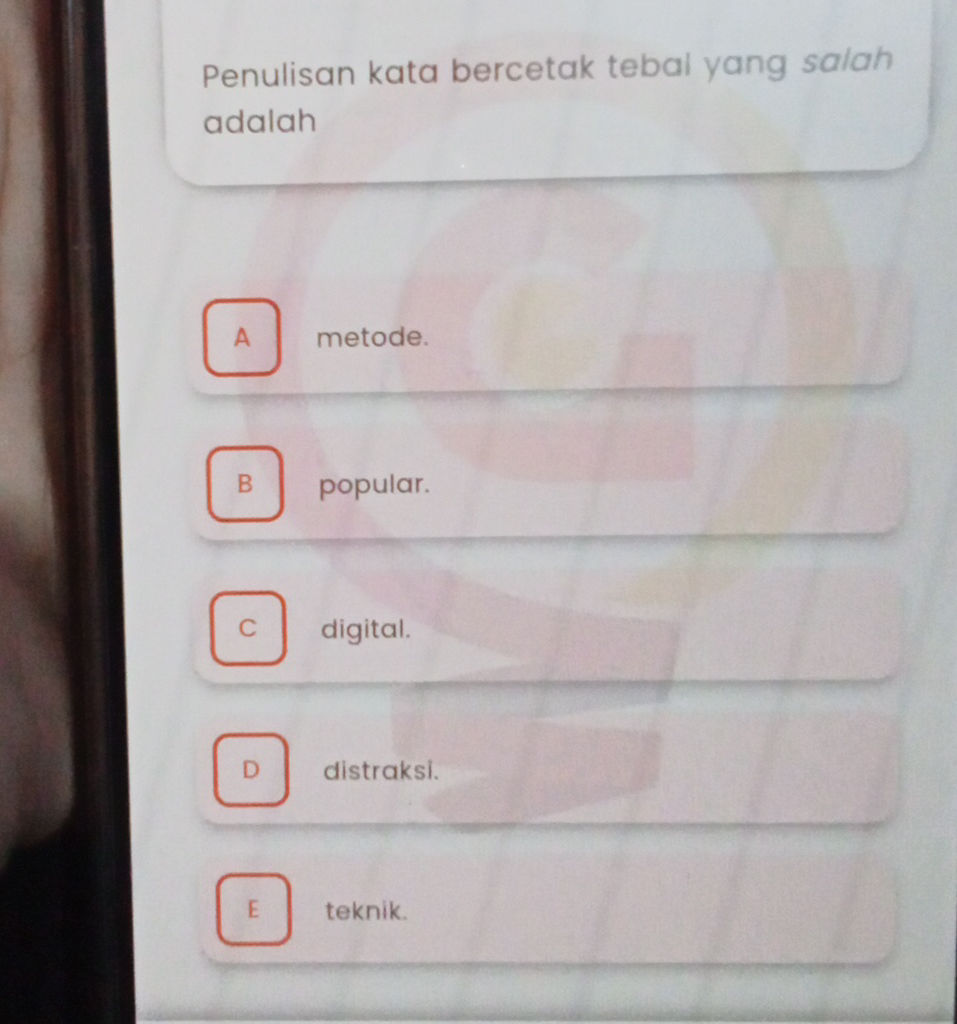 Penulisan kata bercetak tebal yang salah | StudyX
