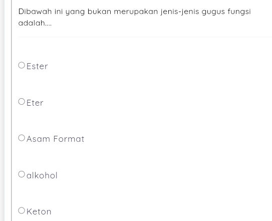 Dibawah ini yang bukan merupakan jenis-jenis | StudyX