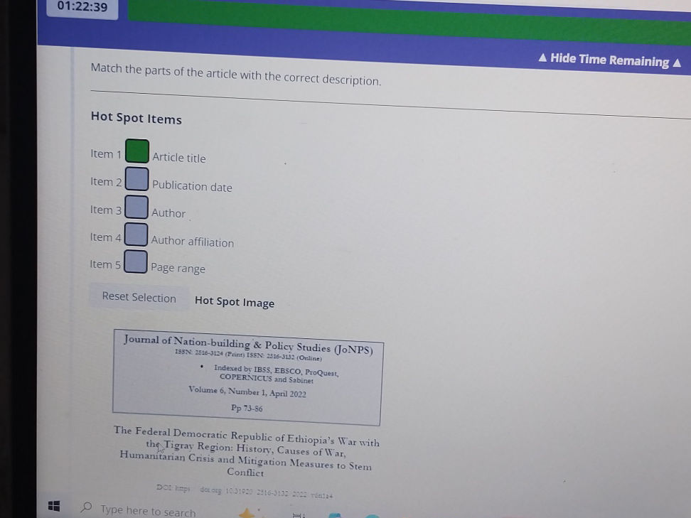 Match the parts of the article with the | StudyX