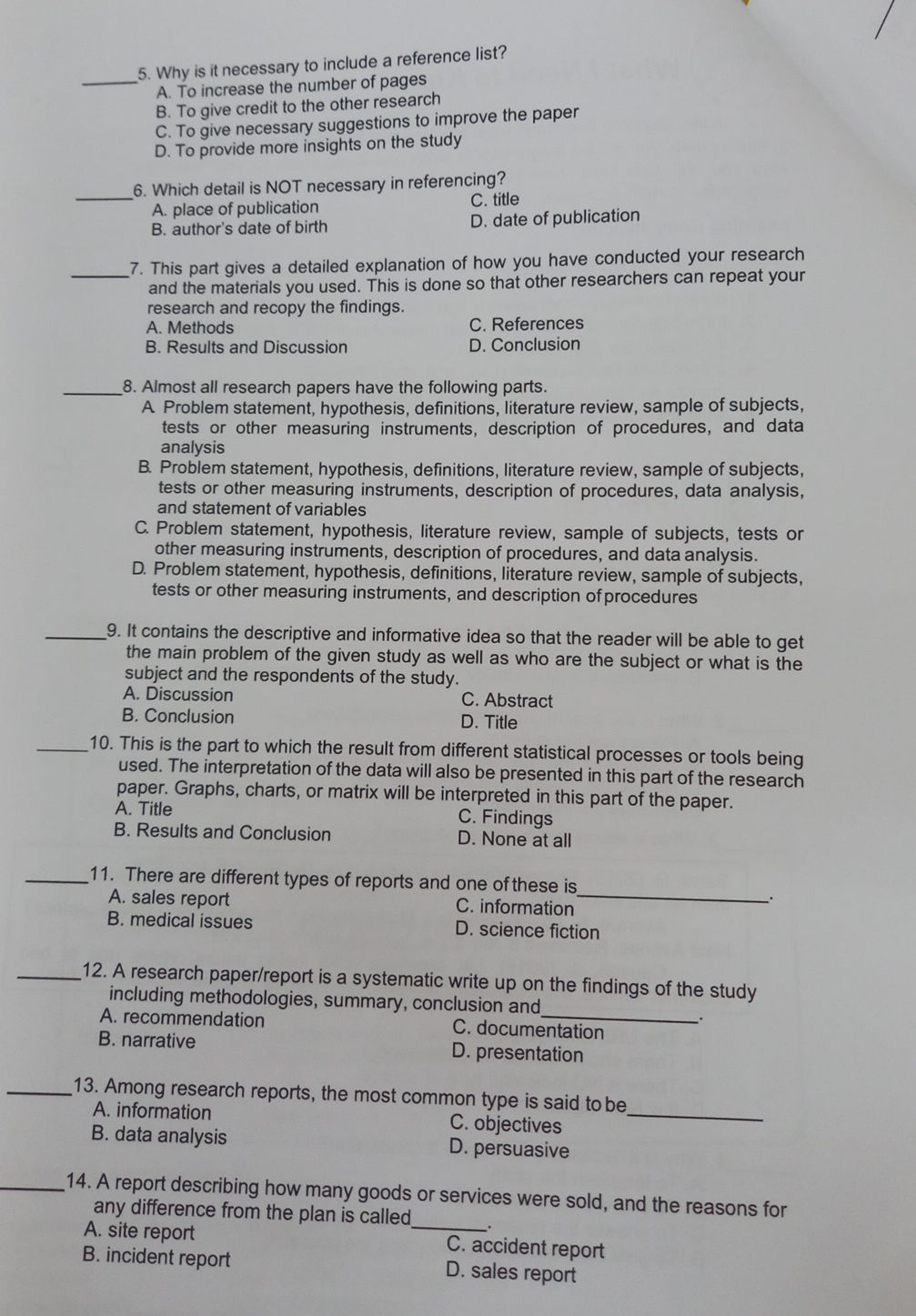 5. Why is it necessary to include a | StudyX