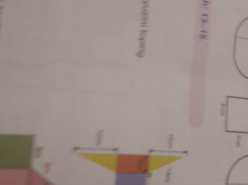 The image contains a diagram of a shape with | StudyX