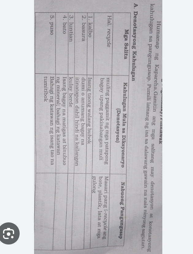 Humanap ng Kapareha. Gamitin ang mga | StudyX
