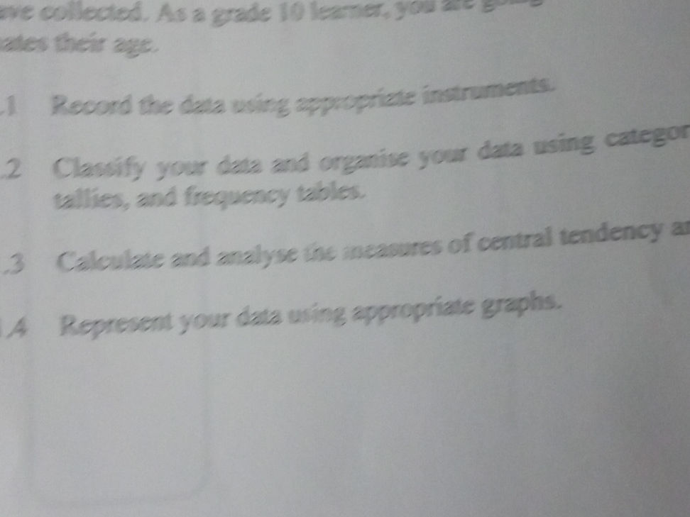 1. Record the data using appropriate | StudyX