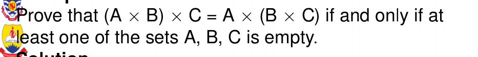 Prove that $(A B) C = A (B C)$ if | StudyX