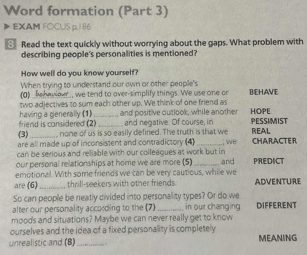 Read the text quickly without worrying about | StudyX