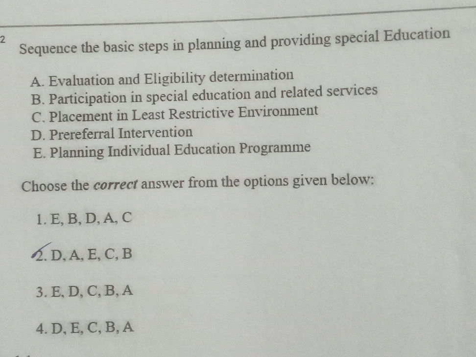 Sequence the basic steps in planning and | StudyX