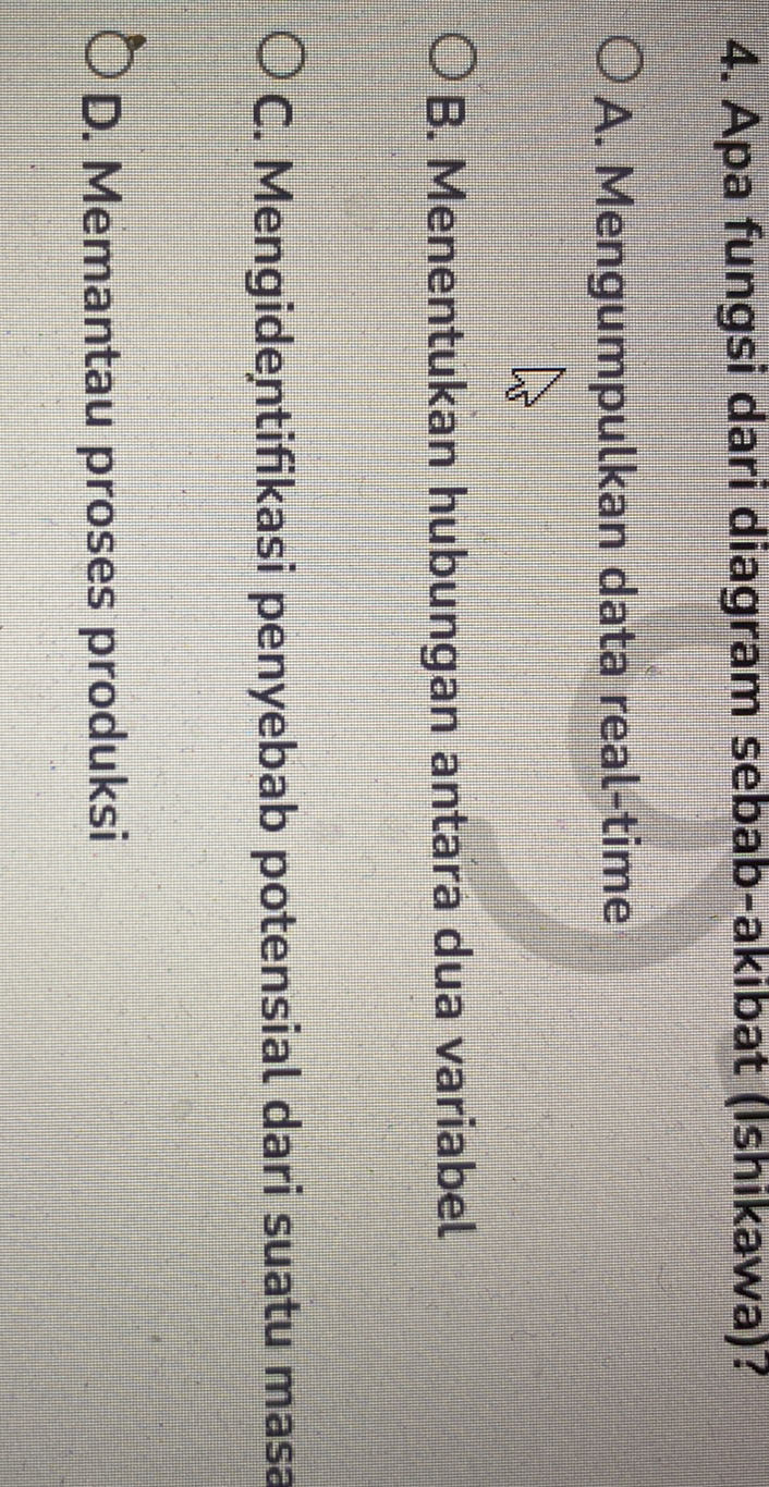 4. Apa fungsi dari diagram sebab-akibat | StudyX