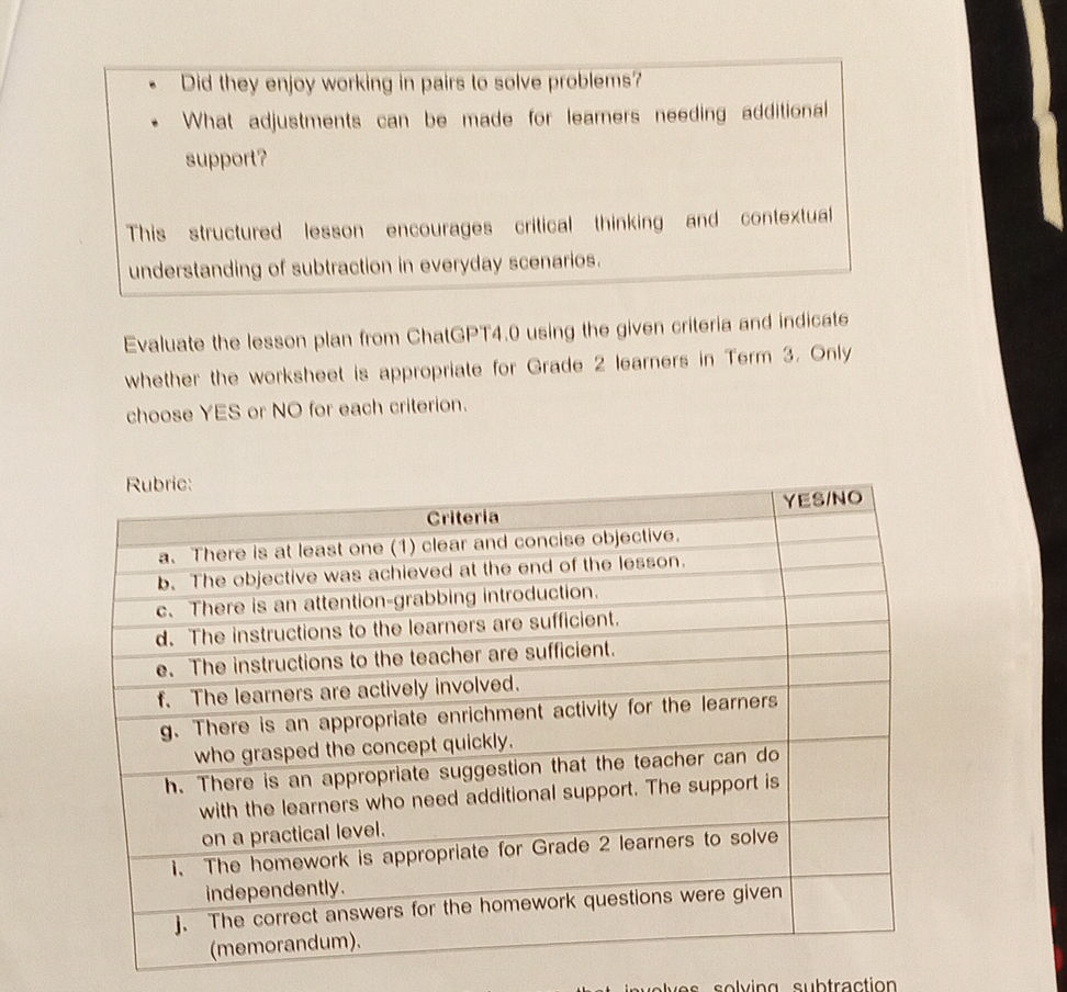Did they enjoy working in pairs to solve | StudyX