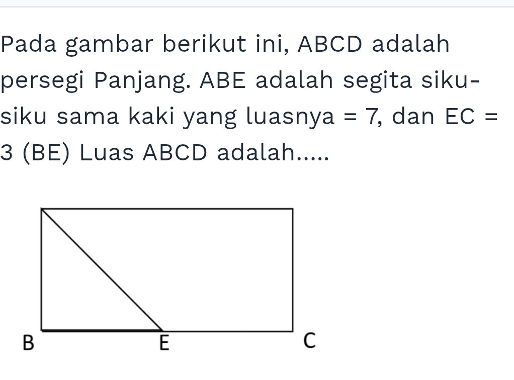 Pada gambar berikut ini, ABCD adalah persegi | StudyX