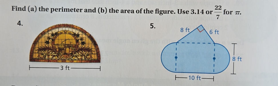 Find (a) the perimeter and (b) the area of | StudyX