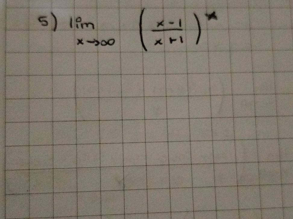 Calculate the limit of (x-1)/(x+1) as x | StudyX