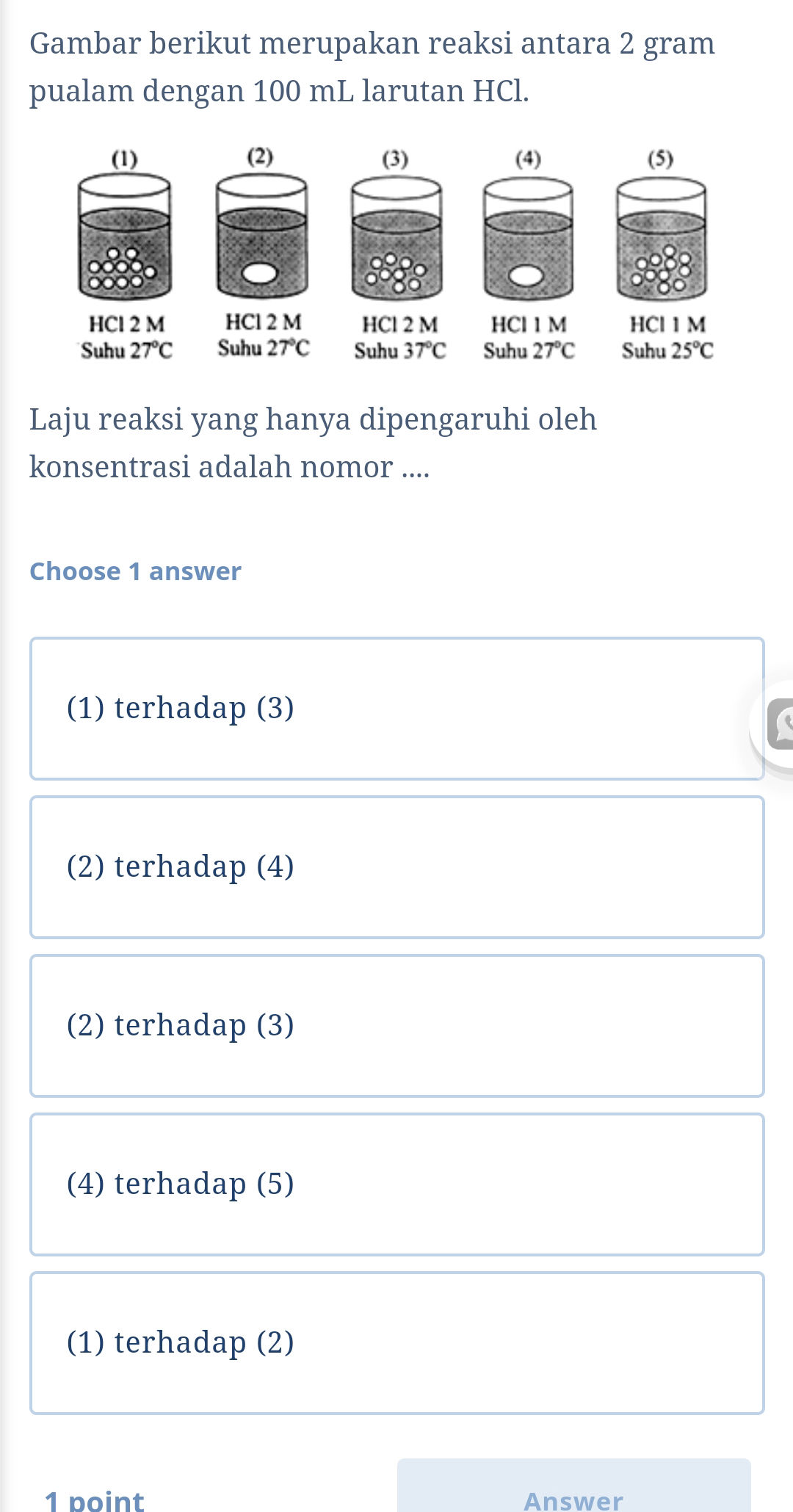 Gambar berikut merupakan reaksi antara 2 | StudyX