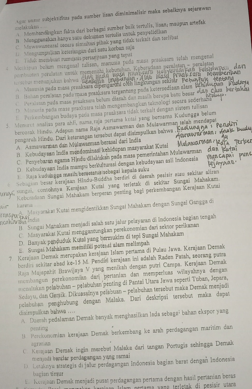 4. Meskipun belum mengenal tulisan, manusia | StudyX