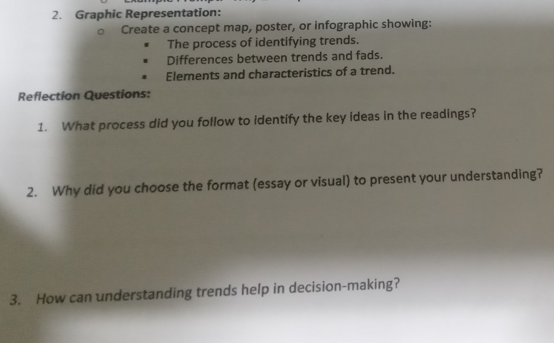 2. Graphic Representation: Create a concept | StudyX