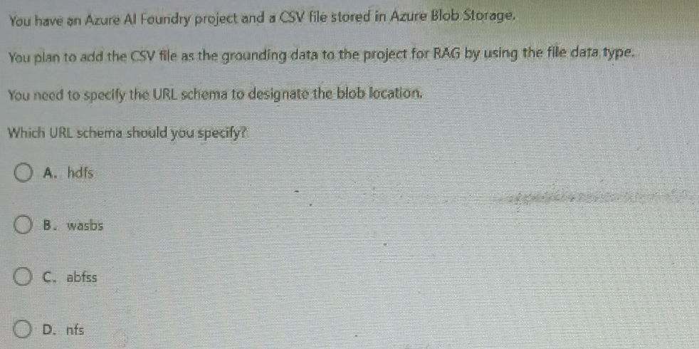You have an Azure AI Foundry project and a | StudyX