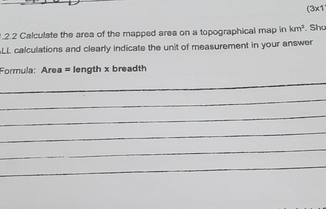 1.2.2 Calculate the area of the mapped area | StudyX