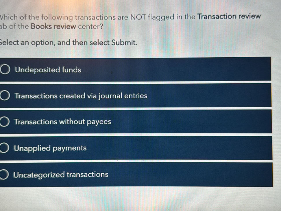 Which of the following transactions are NOT | StudyX