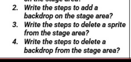 2. Write the steps to add a backdrop on the | StudyX