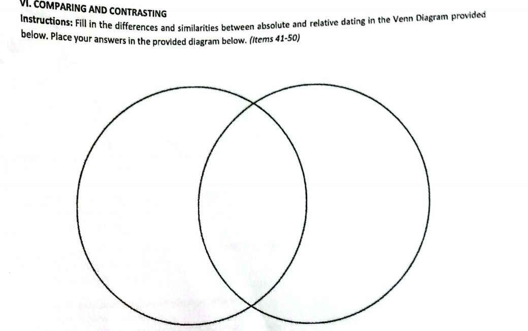 VI. COMPARING AND CONTRASTING Instructions: | StudyX