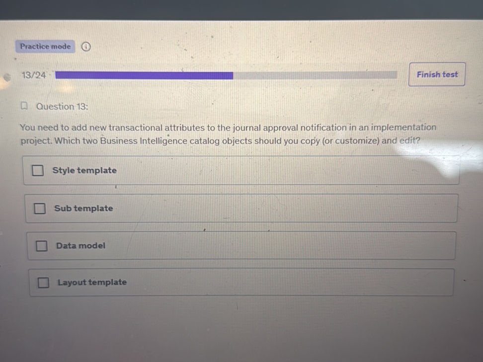 Question 13: You need to add new | StudyX