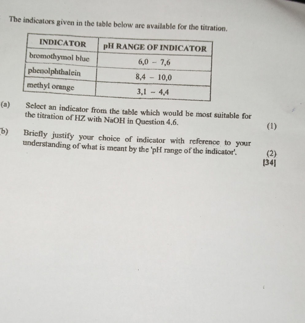 The indicators given in the table below are | StudyX