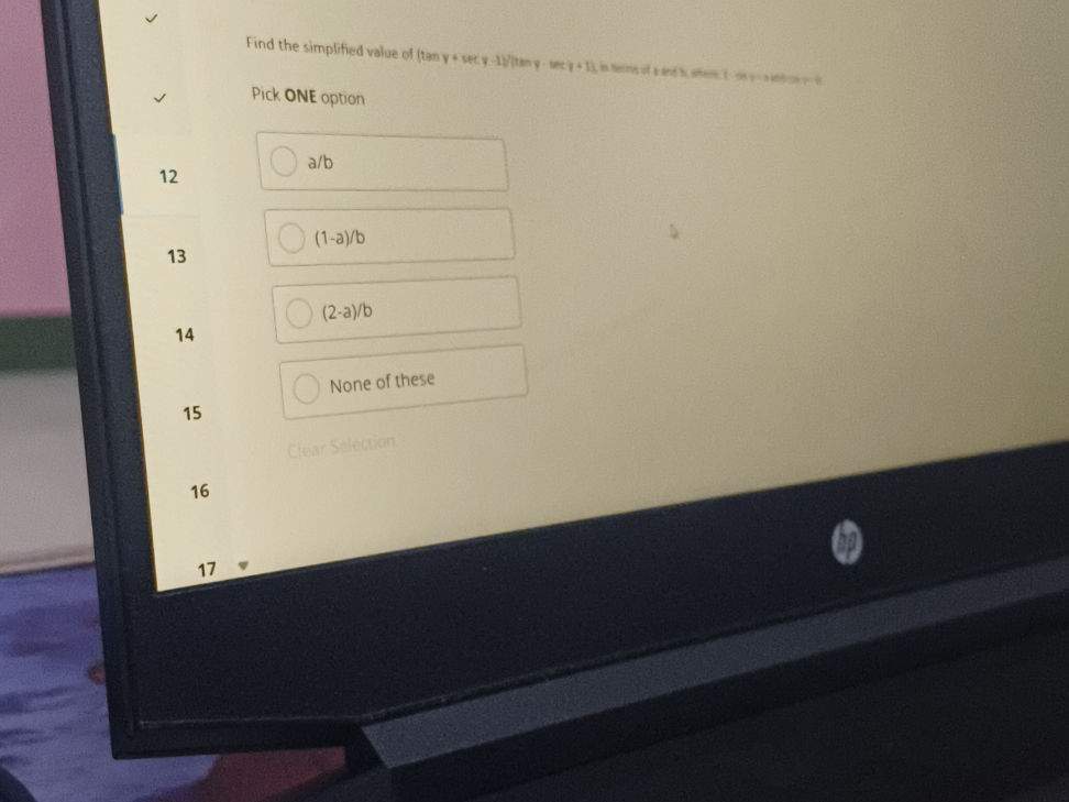 Find the simplified value of (tan y + sec y | StudyX