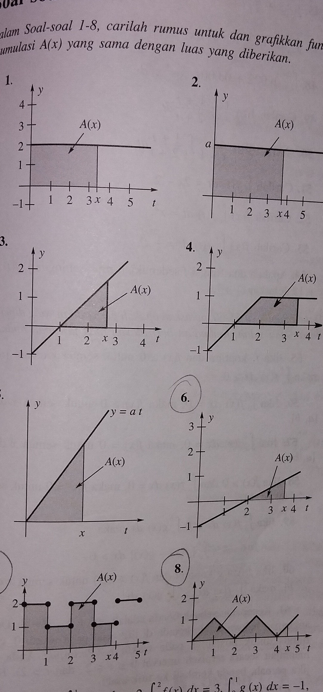 Dalam Soal-soal 1-8, carilah rumus untuk dan | StudyX