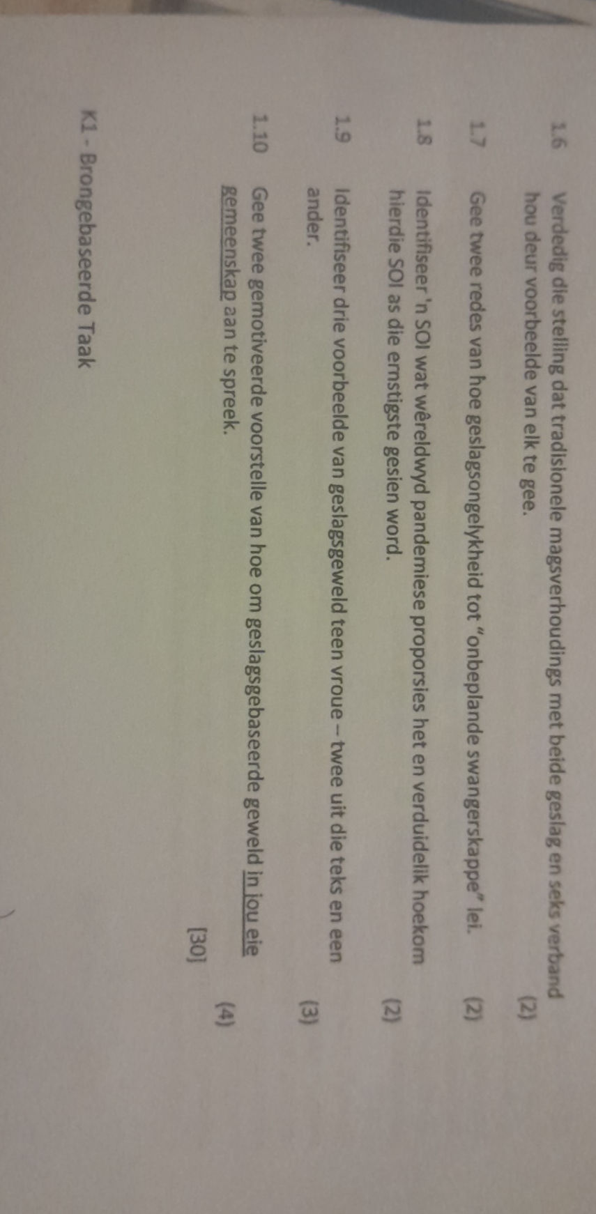 1.6 Verdedig die stelling dat tradisionele | StudyX