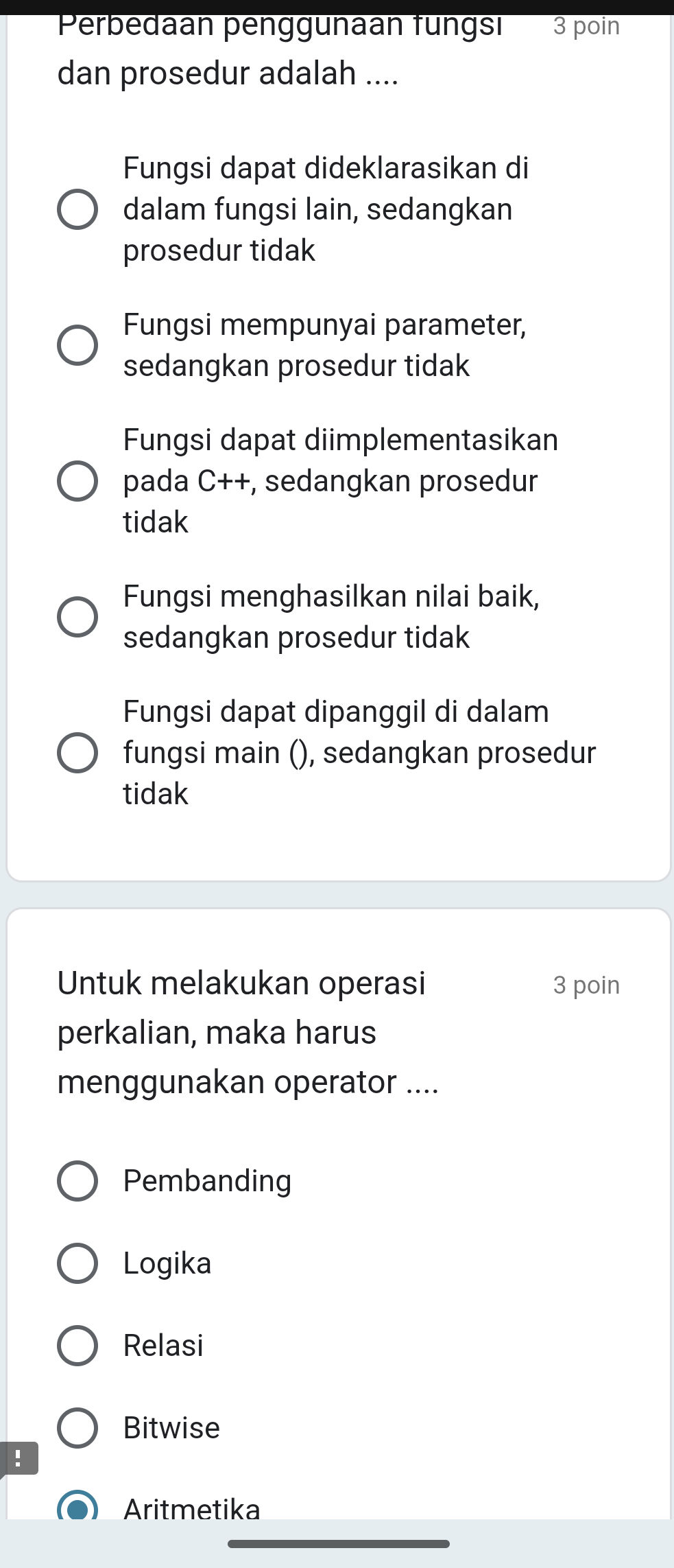 Perbedaan penggunaan fungsi dan prosedur | StudyX