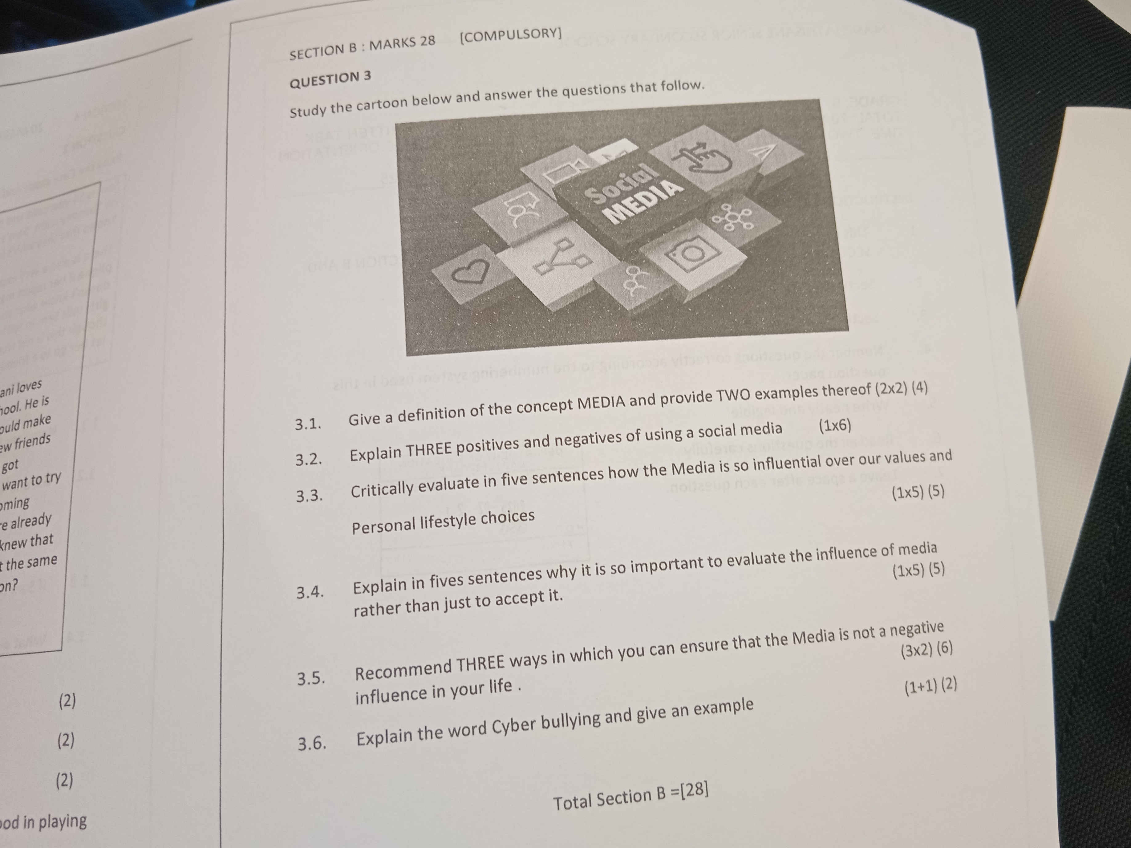 Study the cartoon below and answer the | StudyX