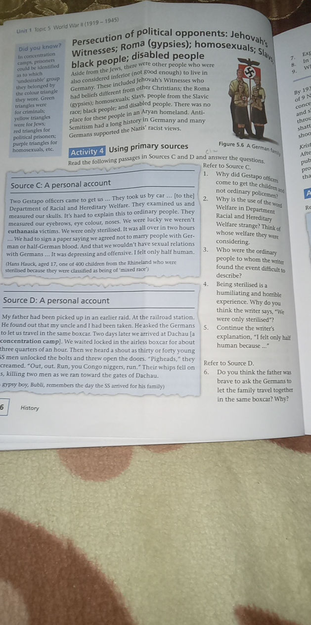 Refer to Source C. 1. Why did Gestapo | StudyX