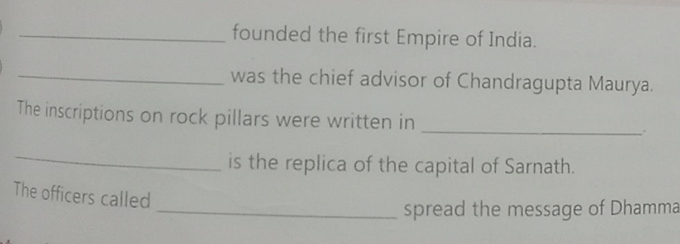 founded the first Empire of India. was the | StudyX