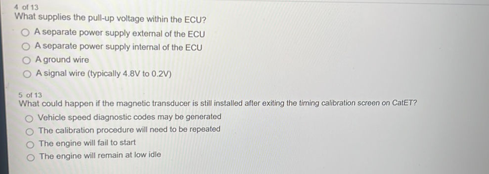 4 of 13 What supplies the pull-up voltage | StudyX