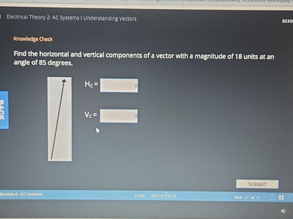 Find the horizontal and vertical components | StudyX