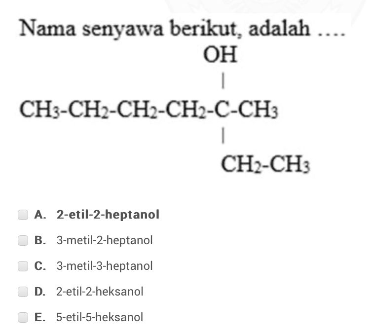 Nama senyawa berikut, adalah .... ``` OH | StudyX