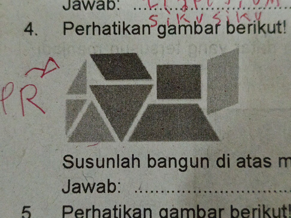 4. Perhatikan gambar berikut! Susunlah | StudyX