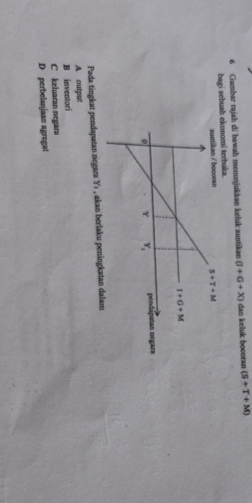 6 Gambar rajah di bawah menunjukkan keluk | StudyX